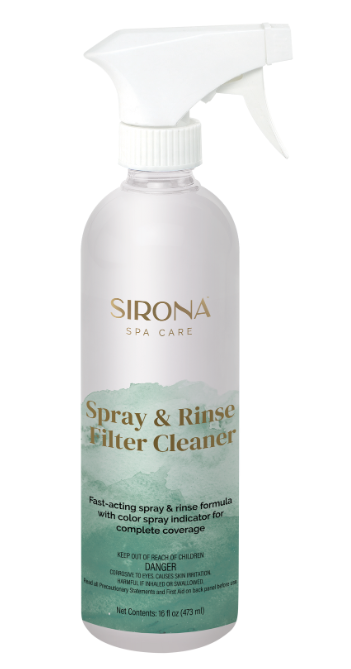 Sirona Spray & Rinse Filter Cleaner, 16 oz. – Ideal Pool & Spa