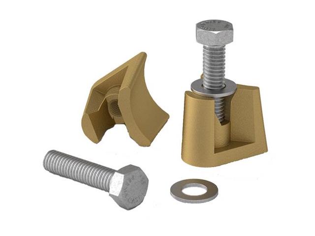Perma Socket Wedge Assembly w/Washer & 1.5" Bolt – Ideal Pool & Spa