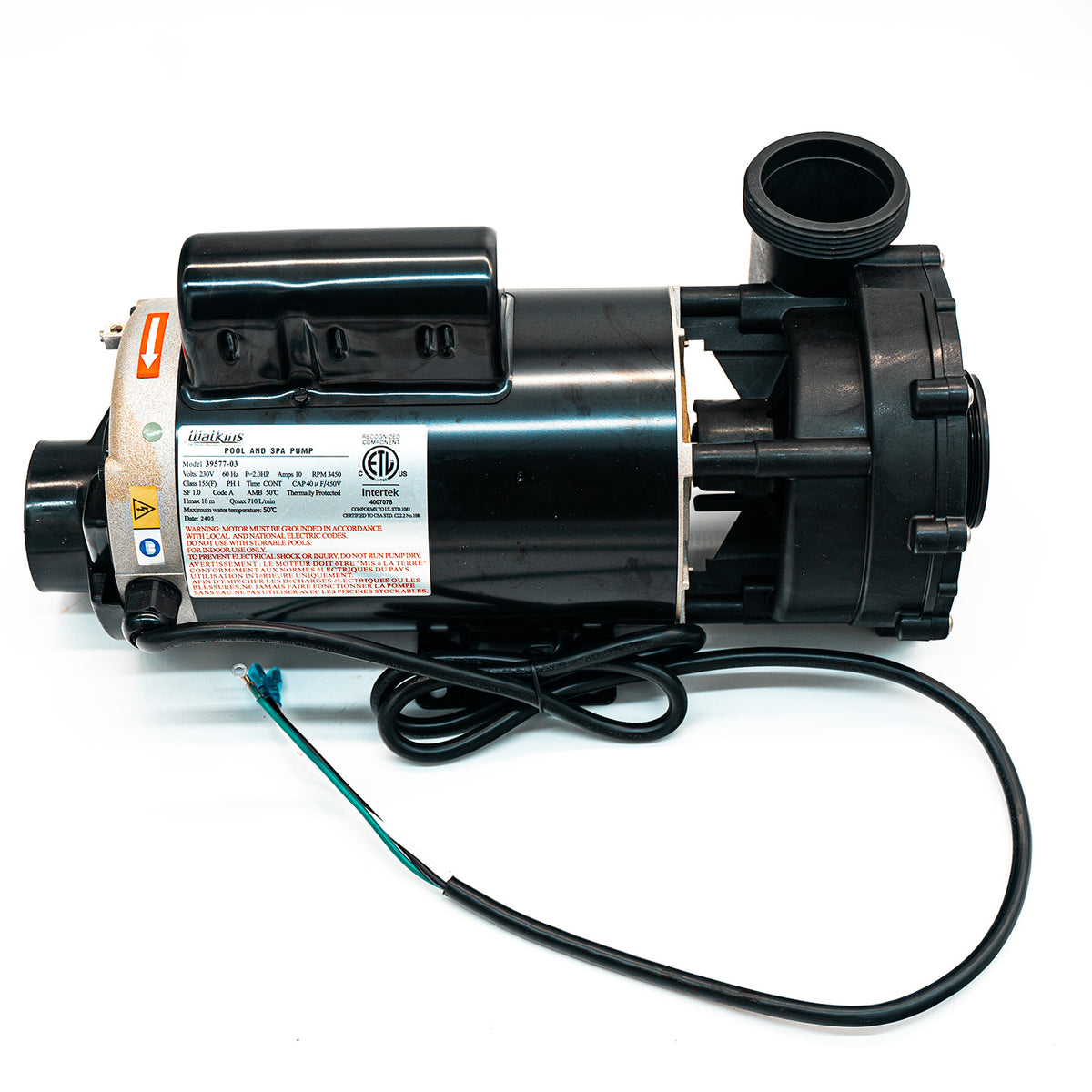 Hot Spring Replacement Jet Pump, 2HP, 1 Speed (72194) – Ideal Pool & Spa